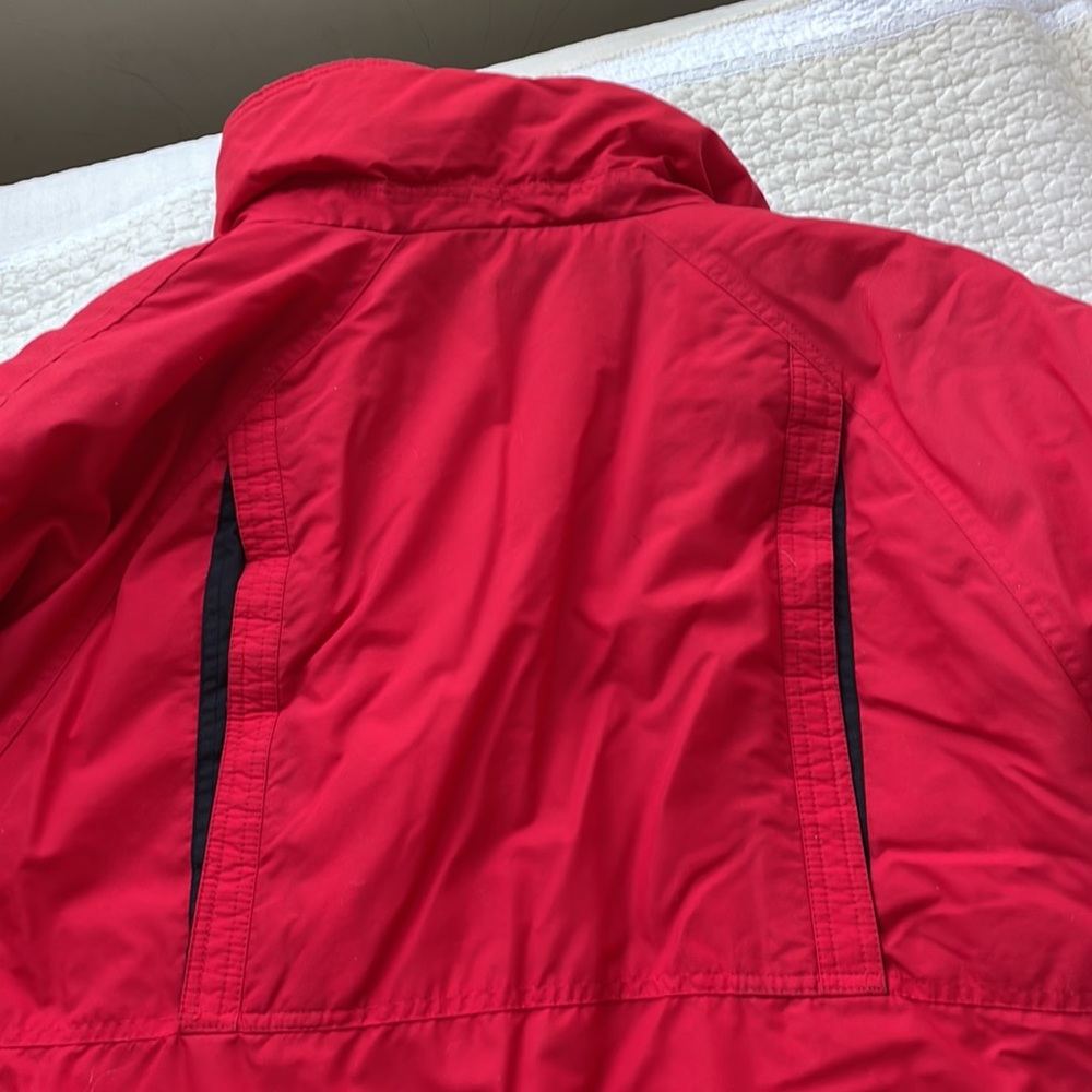 Inside Edge Mens Red Parka Jacket - Gem